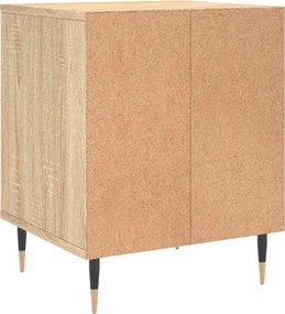 vidaXL Noční stolek 40x35x50 cm kompozitní dřevo [830706] Barva: bílá s vysokým leskem