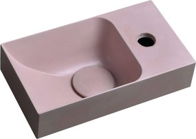 Sapho Small - Umývátko Piccolino 31x17 cm, bez přepadu, otvor pro baterii, matná růžová PK30521