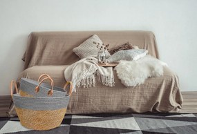 Tutumi, sada přírodních košů Boho 3ks 223K16, hnědá-šedá, HOM-02810