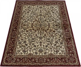 Ayyildiz, Kusový koberec Kashmir 2604 cream, 120x170, červená, chodba / předsíň