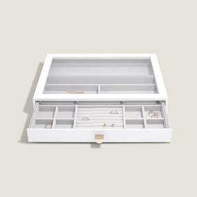 Stackers, Šperkovnice se šuplíky 3 v 1 White Supersize Drawers | bílá 75916