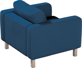 Potah na křeslo IKEA Karlstad, krátký barva tmavě modrá