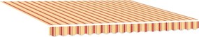 Stahovací markýza Žlutá a oranžová 400 x 300 x 165 cm 3330540