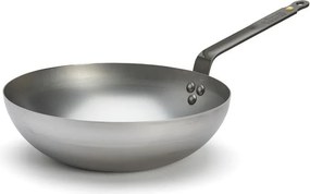 Ocelová pánev WOK de Buyer MINERAL B 24cm zaoblený
