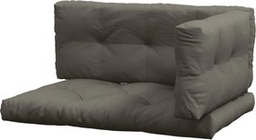 Outsunny Polštář na Lavici pro 3 Osoby 120cm x 80cm x 12cm s UV Ochrannou - Voděodolný Polštář pro Zahradní Lavici a Balkon, Tmavě Šedý | Aosom