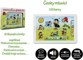 TEDDIES Dotykový tablet Mraveneček / 30 x 20 cm / od 12 měsíců / na ba