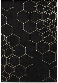 Koberce Breno Kusový koberec MARMARIS 405/black, Černá, Vícebarevné, 160 x 230 cm