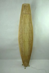 Stojací lampa RATAN natural, 150 cm, ruční práce, Indonésie