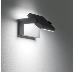 Ideal Lux - LED Venkovní nástěnné svítidlo SWIPE LED/21W/230V CRI 90 IP54 černá ID287706