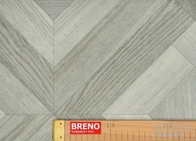 Breno PVC STARTEX / SAFETEX Helmsley 981M - šedé dřevo, šíře 100 cm