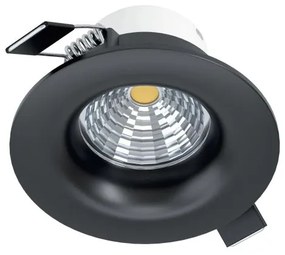 Vestavné LED svítidlo Eglo Saliceto / 6 W / 380 lm / černá