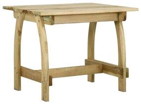 Zahradní stůl 110 x 74 x 75 cm impregnované borové dřevo