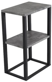 Rise noční stolek černá / šedá 45x30