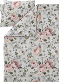 Livarno® Ložní povlečení Renforcé, 240 x 220 cm, 70 x 90 cm (bílá/béžová/zelená)