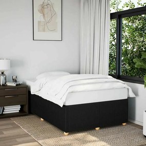 Rám postele bez matrace černý 120 x 200 cm textil 3284930