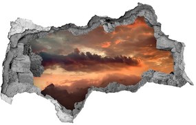 Wallmuralia Nálepka fototapeta na zeď Západ slunce hory 95x73 cm