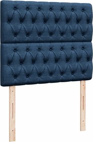 Box spring postel s matrací modrá 120x200 cm textil 3292768