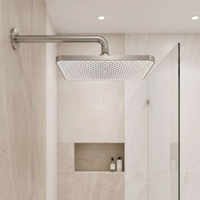 Rea Rea, obdélníková dešťová sprcha 380x210 mm, JS-032, broušená ocel, REA-P0394