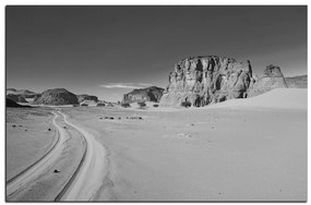 Obraz na plátně - Silnice v poušti 1129QA (120x80 cm)