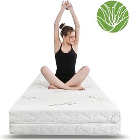 Matrace Comfort Aloe Vera 90 × 200 cm EMI 1 + 1 zdarma