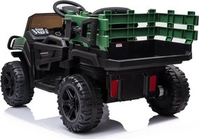 LEAN CARS Bateriové autíčko BDM0926 LED MP3 dálkové zelené