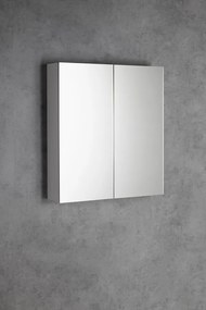 Bruckner Neon koupelnová galerka oboustranné zrcadlo 60 x 66,5 cm bílá 501.200.0