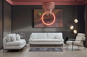 Hanah Home Dvoumístná pohovka LIVORNO bílá 560ARE1364
