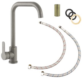 Gamma Steel, stojánková dřezová baterie h-320, šedá, GMA-BSK-G