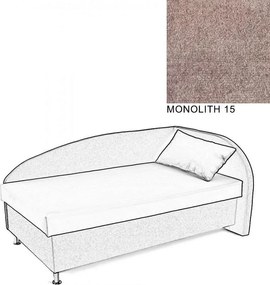 Dřevona - Elitte Čalouněná postel AVA NAVI, s úložným prostorem, 120x200, pravá, MONOLITH 15