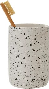 Krémový betonový kelímek na zubní kartáčky Mozie – Premier Housewares