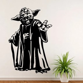 Yoda ze StarWars - vinylová samolepka na zeď 125x82cm