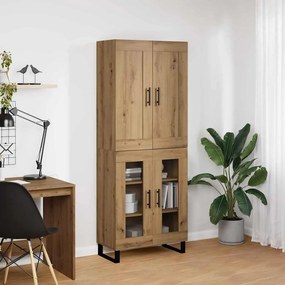 Vysoký bufet 2 ks Artisanový dub 69,5 x 34 x 180 cm 3403193