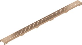 Mexen Flat M12 kryt pro liniový odtok 90 cm, kartáčovaná měď - 1C21090