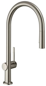 Hansgrohe Talis M54 - Páková kuchyňská baterie 210, vytahovatelná sprška, 2jet, vzhled nerezu 72800800