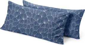 Tchibo - Povlaky na polštář z mikrovlákna, 2 ks, modrá, cca 80 x 40 cm