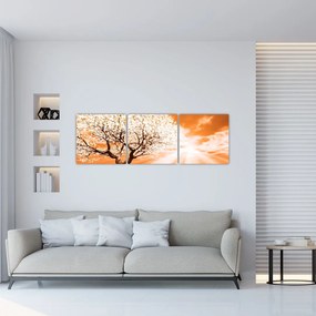 Oranžový obraz stromu (120x40 cm), 40 dalších rozměrů