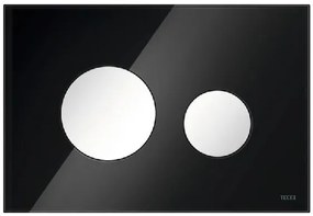 Tece TECEloop - Ovládání splachování, černé sklo/bílá 9240654
