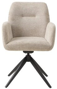 Designová otočná židle Talaith písková