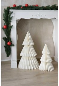 Dekorativní vánoční stromek PAPEL TREE, papír, průměr 52 x výška 80 cm, bílá