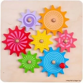Bigjigs Toys Ozubená kolečka / od 12 měsíců