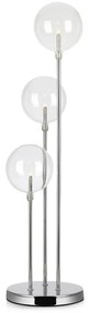 Svícen ve stříbrné barvě Markslöjd Master Trio, výška 60 cm
