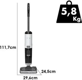 Tineco Floor One S5 Max / Aku tyčový mycí vysavač
