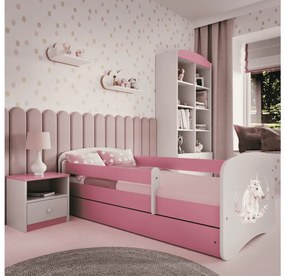 Dětská postel Babydreams kůň růžová