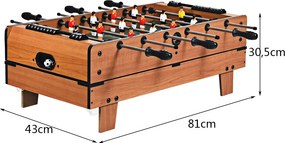 Costway 4 v 1 Hrací stůl a na stolní tenis a na vzdušný hokej a na fotbálek