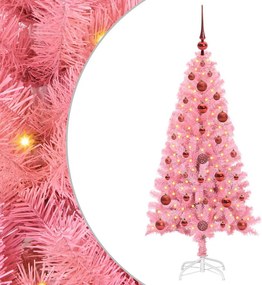 Vánoční stromeček Růžová 120 cm PVC 3396407
