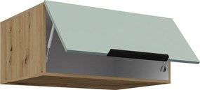 ARIA st | horní skříňka 80 NAGU-36 1F výklopná | 80 cm | HLUBOKÁ | ANTI FINGERPRINT povrch | artisan/aquamarine