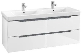 Villeroy & Boch Subway 2.0 - Umyvadlová skříňka, 1287x520x449 mm, matná bílá A69900MS