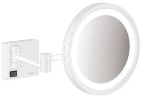 Hansgrohe AddStoris - Kosmetické zrcadlo s LED osvětlením, bílá matná 41790700