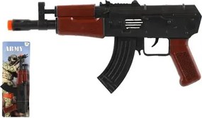TEDDIES Jiskřící samopal Army 29 cm / Dětská zbraň / Setrvačník / Jisk