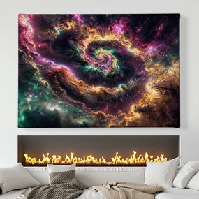 Obraz na plátně - Galaxie Ternezis FeelHappy.cz Velikost obrazu: 40 x 30 cm